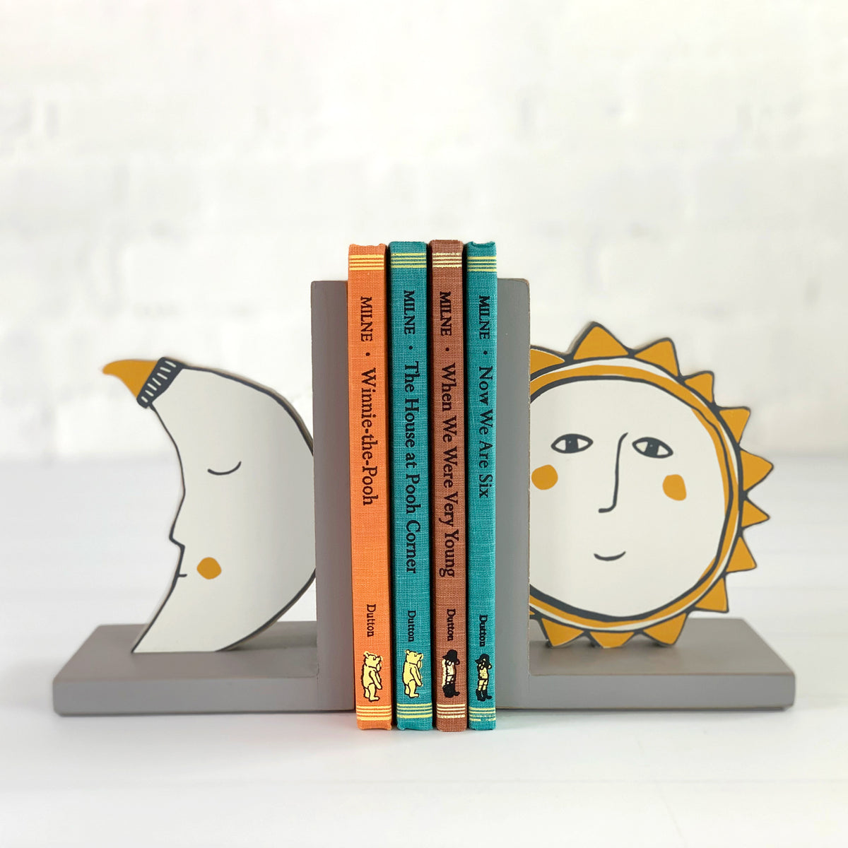 Sun and Moon Bookends – Mej Mej