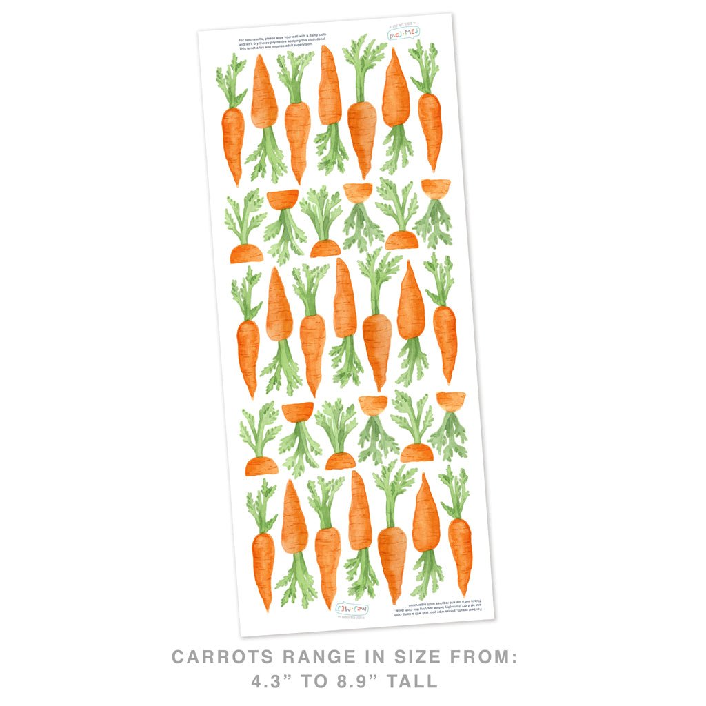 Carrots • Peel-and-Stick Wall Decals – Mej Mej
