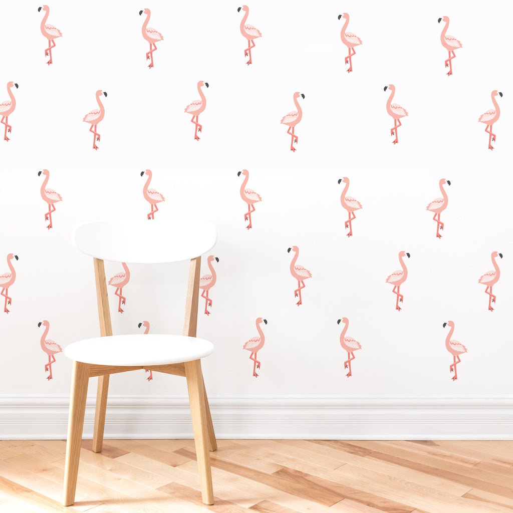 Flamingos • Peel-and-Stick Wall Decals – Mej Mej