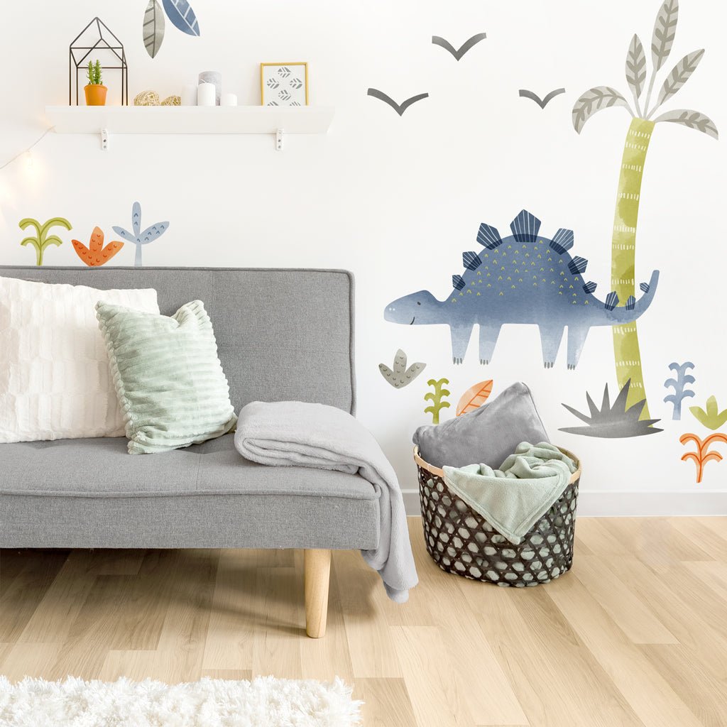 George the Dinosaur • Peel-and-Stick Wall Decals – Mej Mej