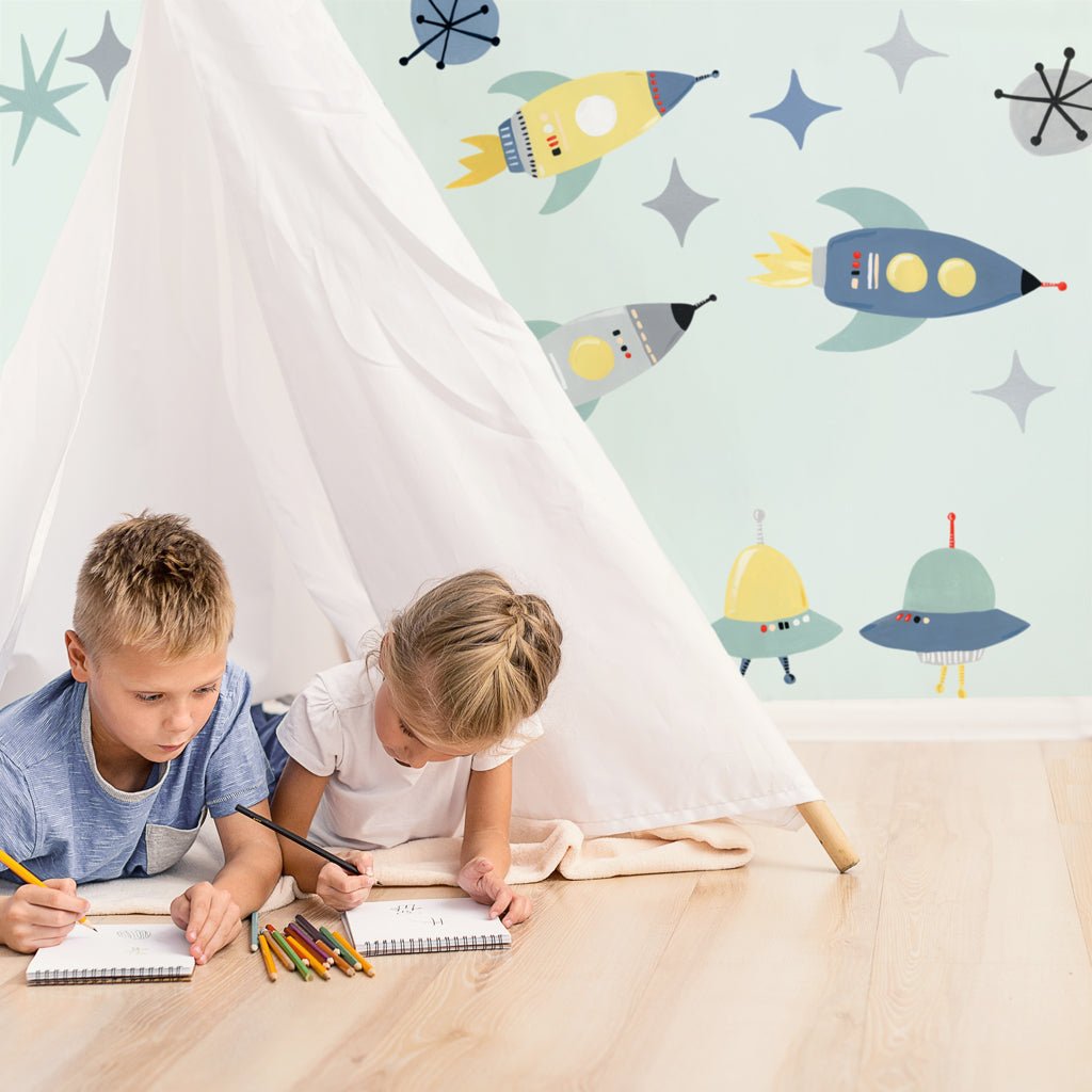 Rocket Kit • Small • Peel-and-Stick Wall Decals – Mej Mej
